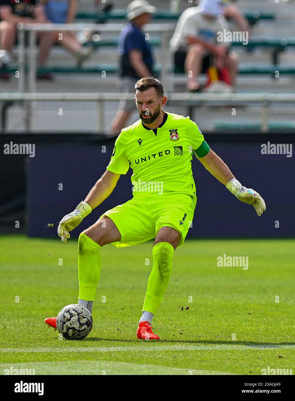 Cary, North Carolina, USA. 6th June, 2024. Wrexham Red Dragons ...