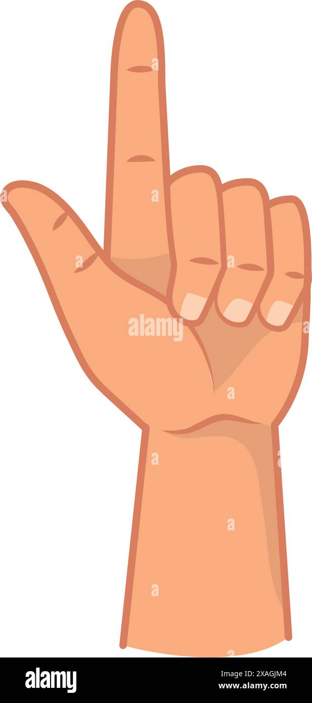pointing up left handed Stock Vector Image & Art - Alamy