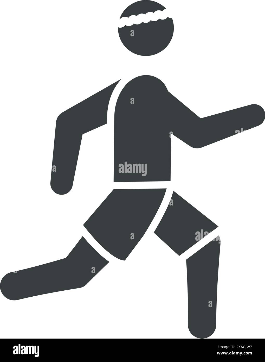 running man pictogram icon Stock Vector Image & Art - Alamy