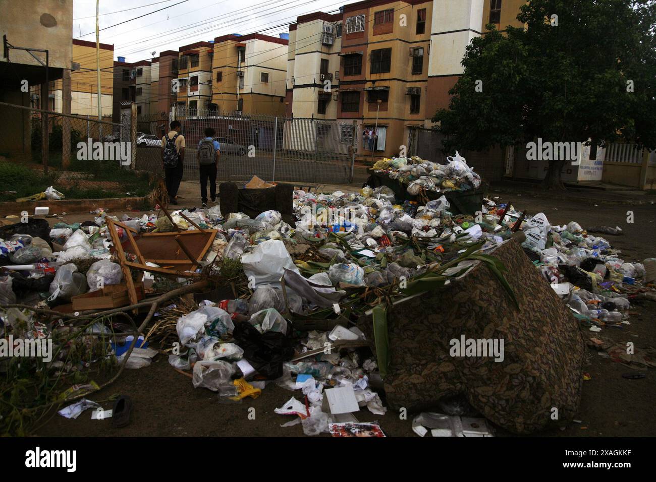 Venezuela-San Francisco-06-06-2024. The streets of the San Felipe ...