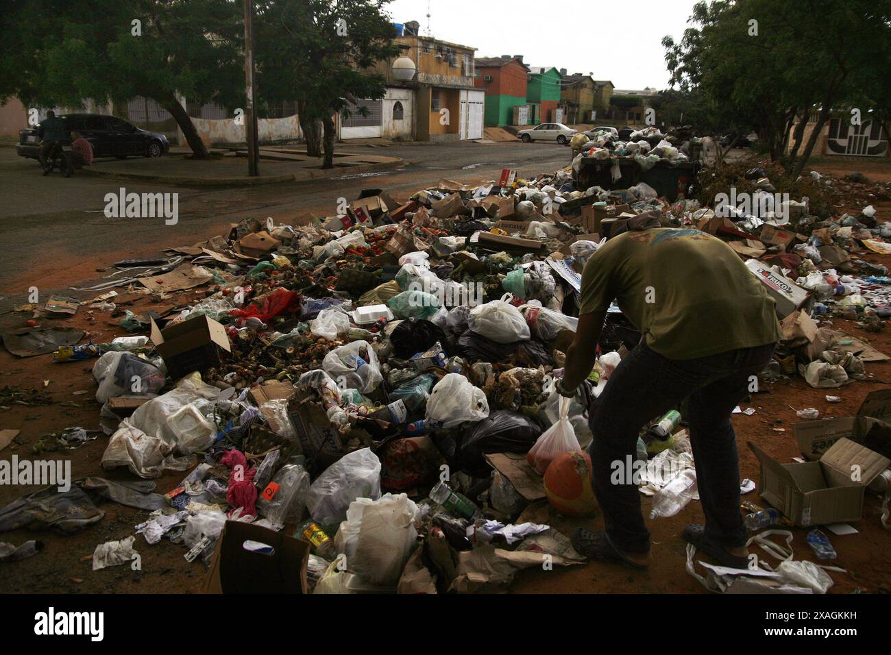 Venezuela-San Francisco-06-06-2024. The streets of the San Felipe ...