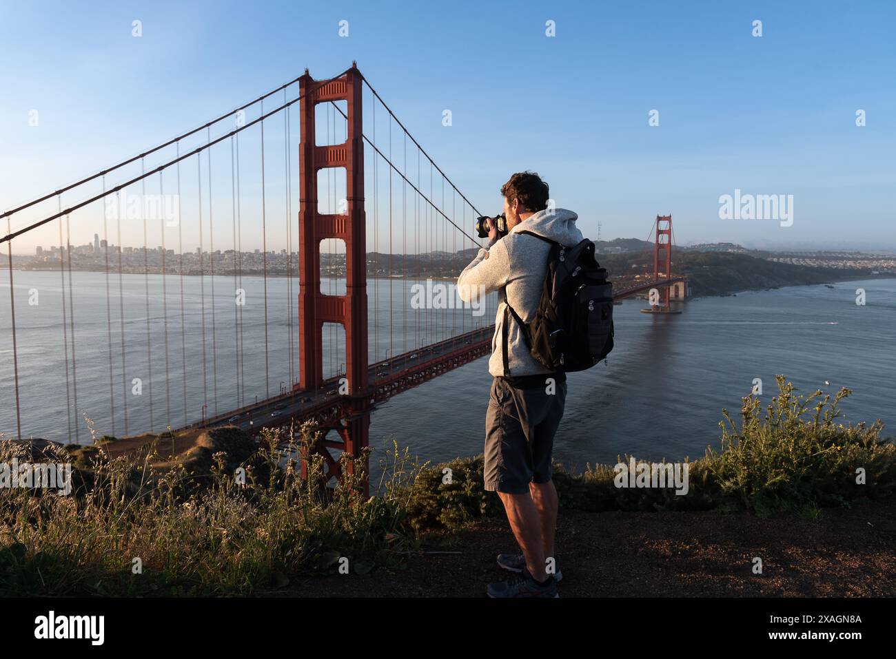 Suspension bridge golden gate hi-res stock photography and images - Alamy