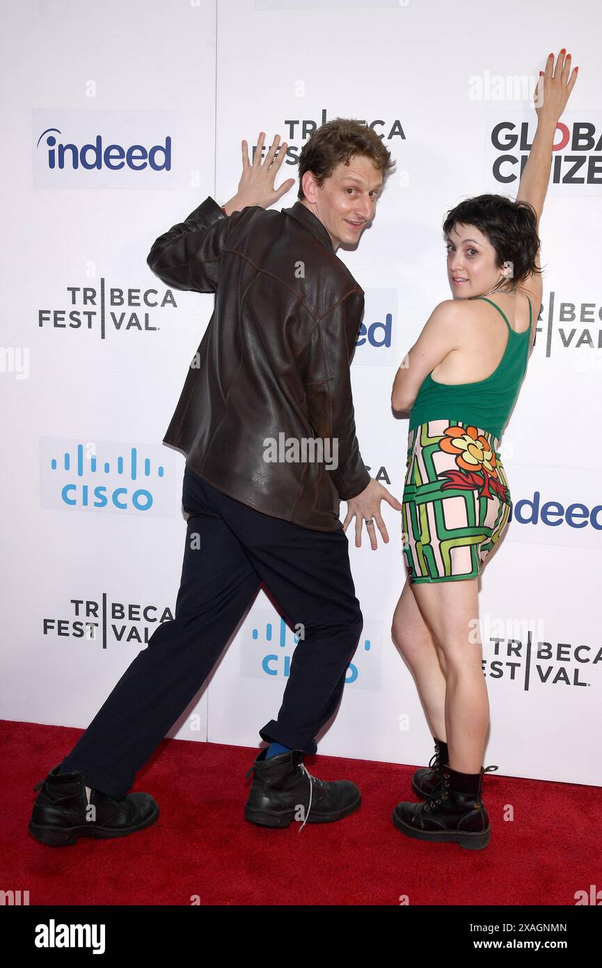 New York, USA. 06th June, 2024. (L-R) Simon Hanes and Tallie Medal ...