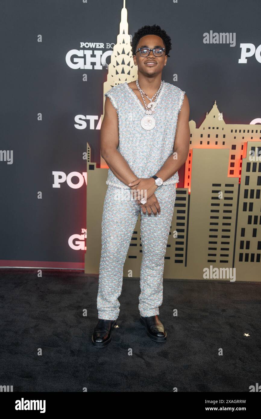 New York, NY, USA. 06th June, 2024. Michael Rainey Jr. at Starz "Power ...