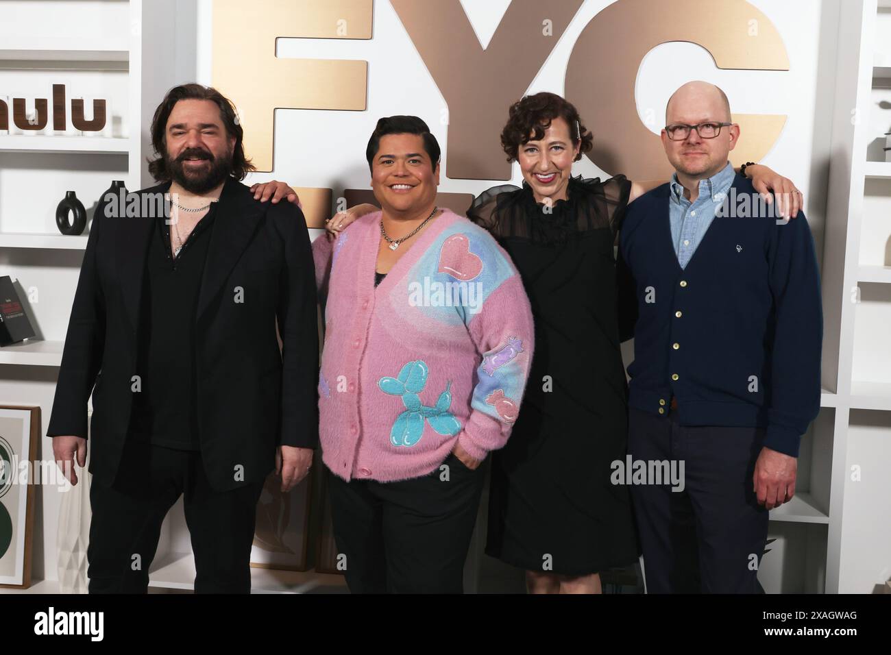 Matt Berry, Harvey Guillen, Kristen Schaal, and Mark Proksch attends ...