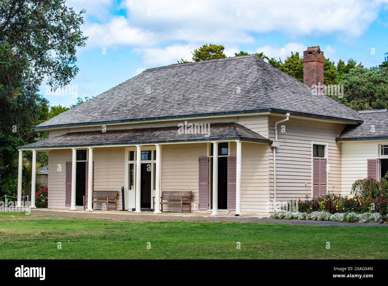 James busbys home in new zealand hi-res stock photography and images ...