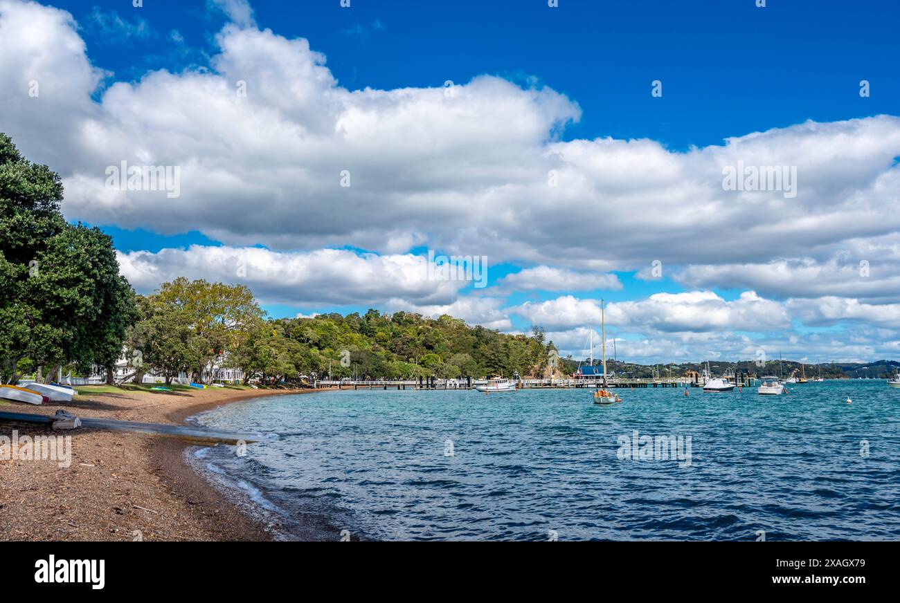 A panoramic image of the foreshore and main jetty or wharf at the ...