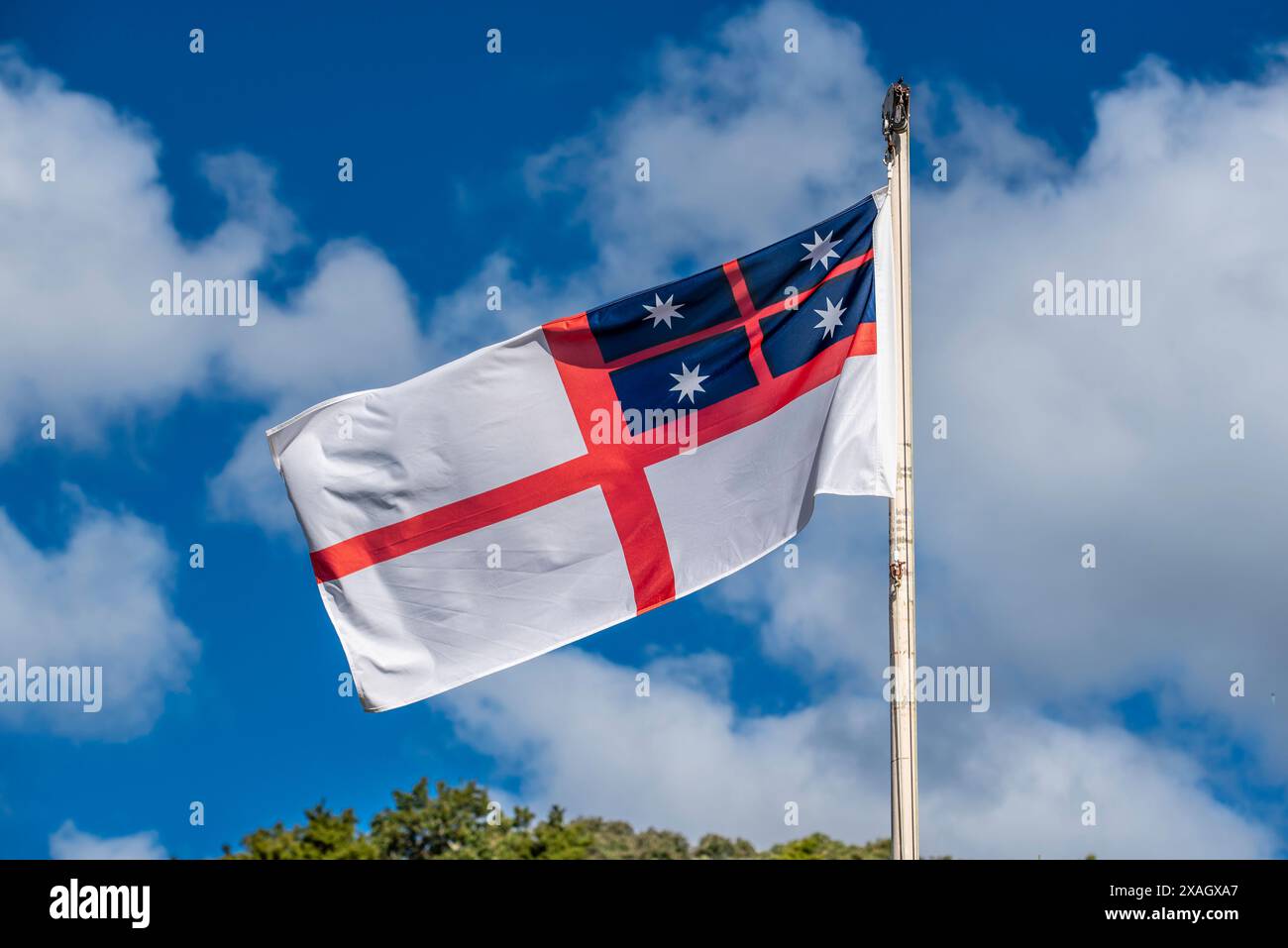 New Zealand United Tribes Kotahitanga Flag, Original design of the flag ...