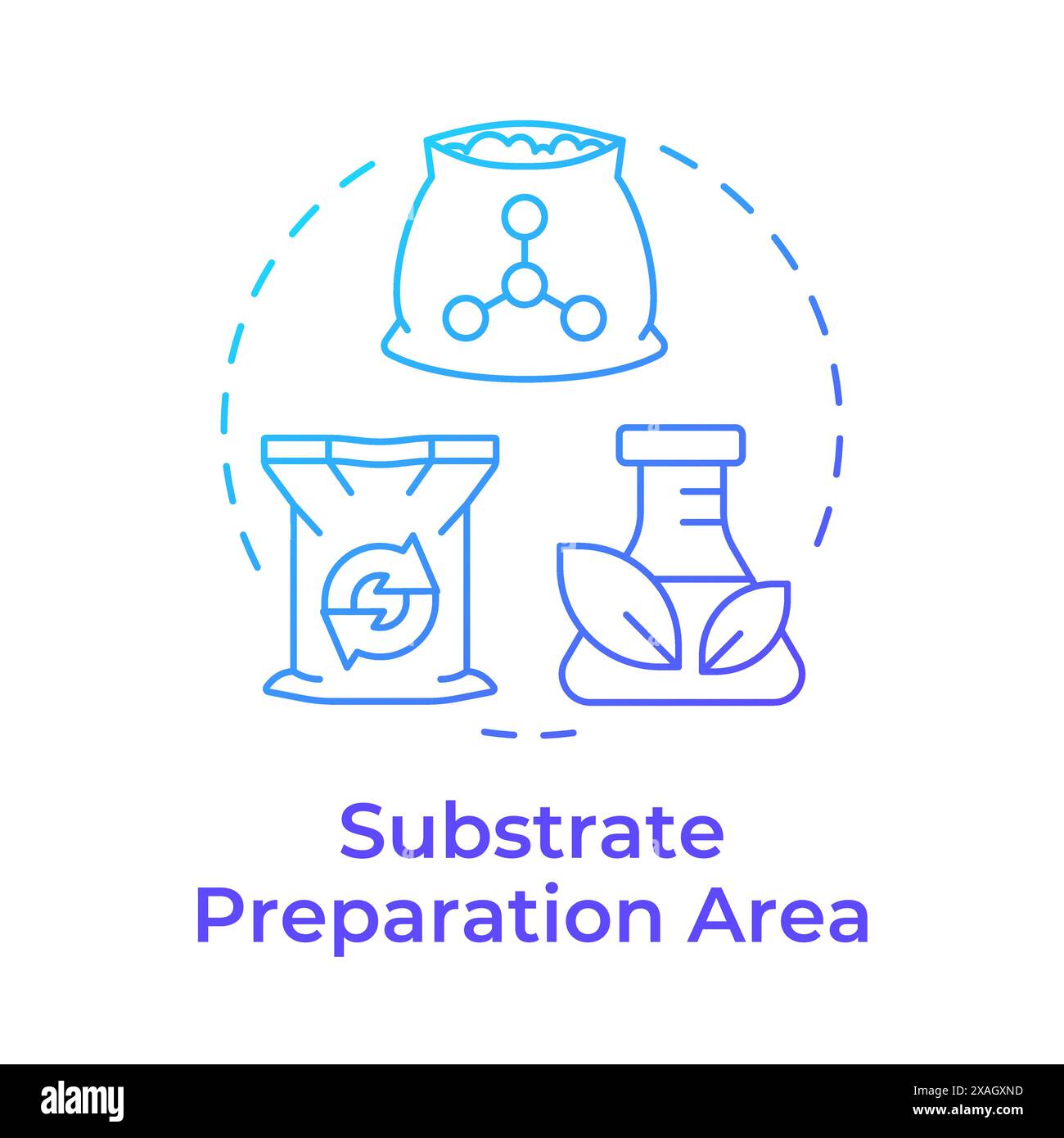 Mushroom substrate Stock Vector Images - Alamy