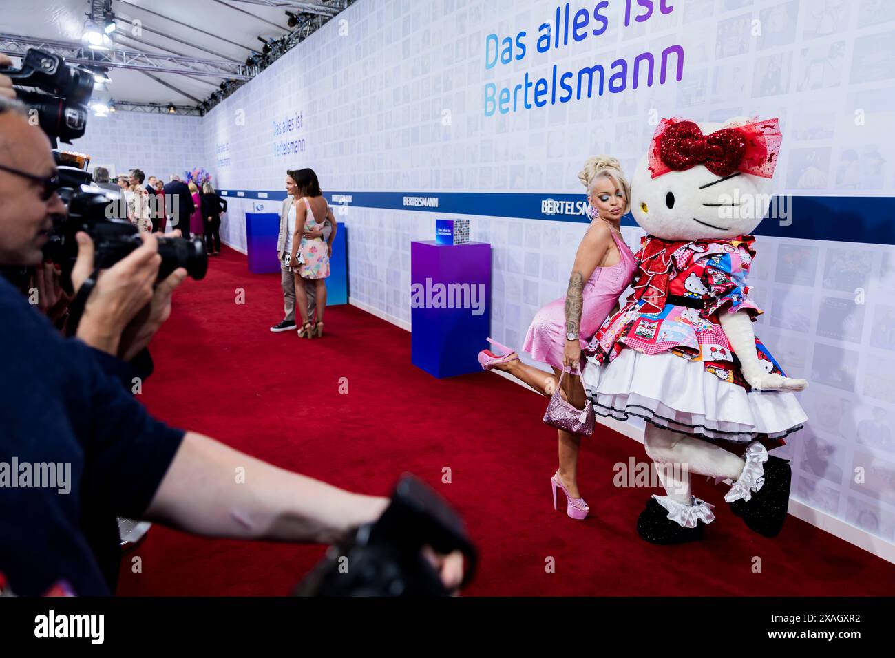 Berlin, Germany. 06th June, 2024. Katja Krasavice, entertainer, stands ...