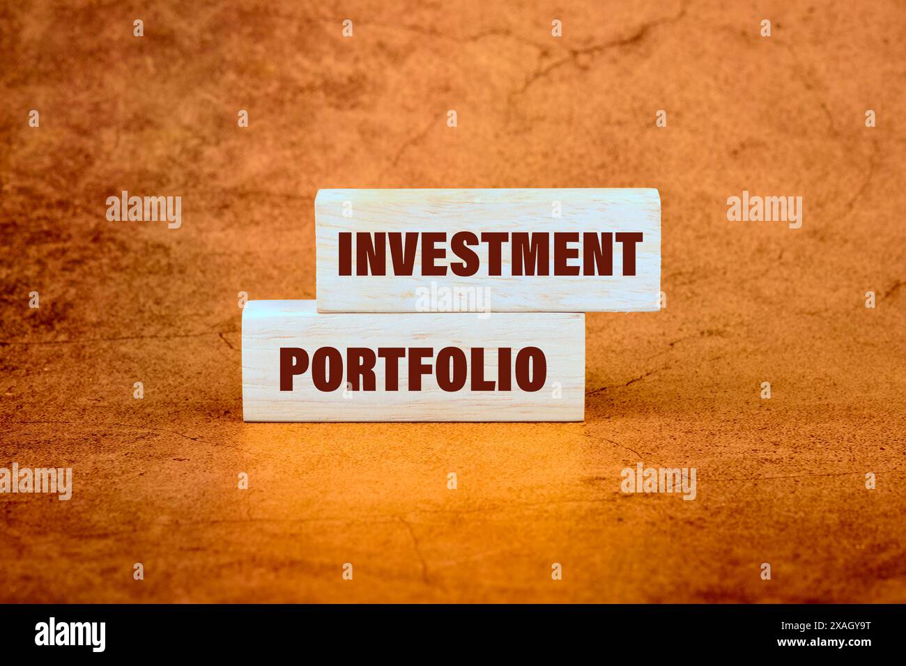 Investment portfolio symbol. Concept words 'Investment portfolio on ...