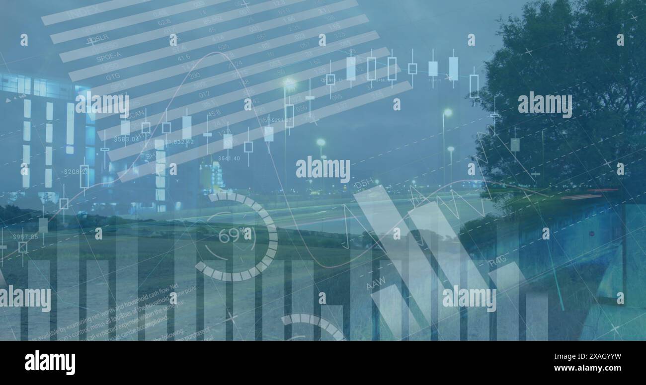 Traffic data graph hi-res stock photography and images - Alamy