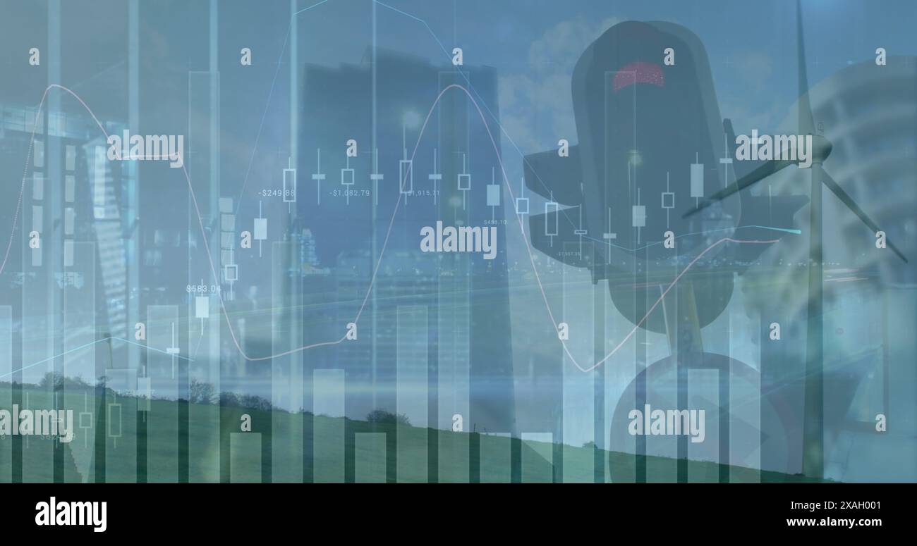 Financial data growth chart animation hi-res stock photography and ...