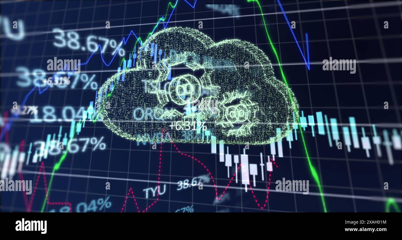 Digital transformation cloud computing concept hi-res stock photography ...