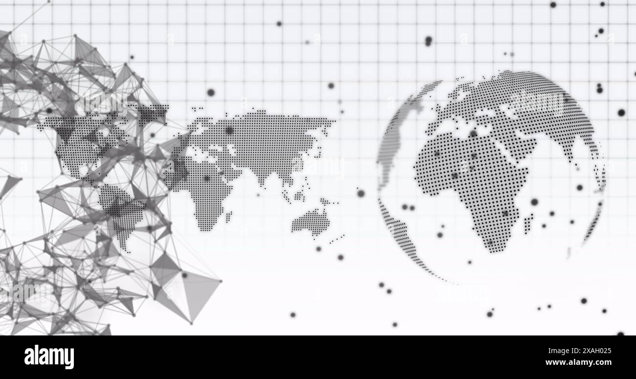 Image of mathematical drawing and formulas over white background Stock ...