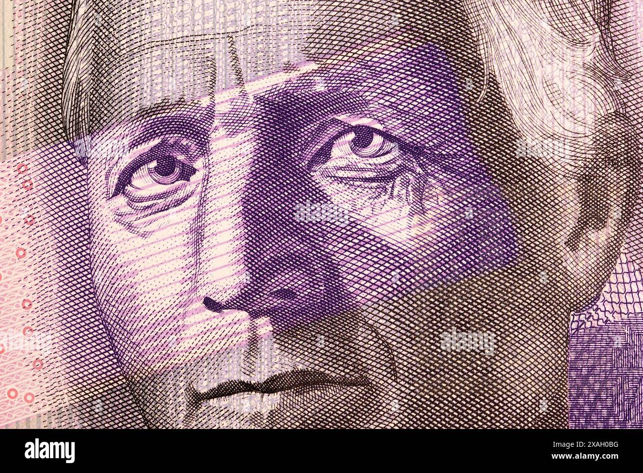 Andrej Hlinka a closeup portrait from Slovak money - koruna Stock Photo ...