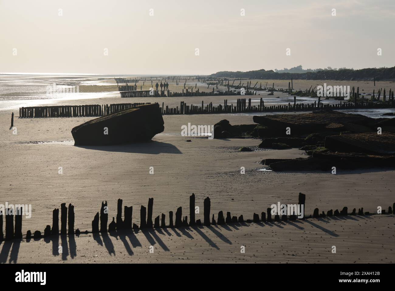 Asnelles, Normandy France, 6th June 2024. Representatives of the ...