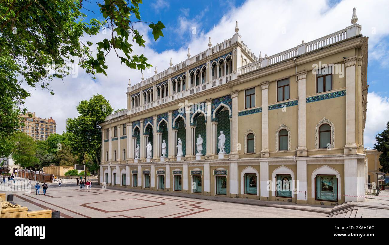Baku, Azerbaijan - May 5, 2024: Nizami Museum of Azerbaijan, with ...
