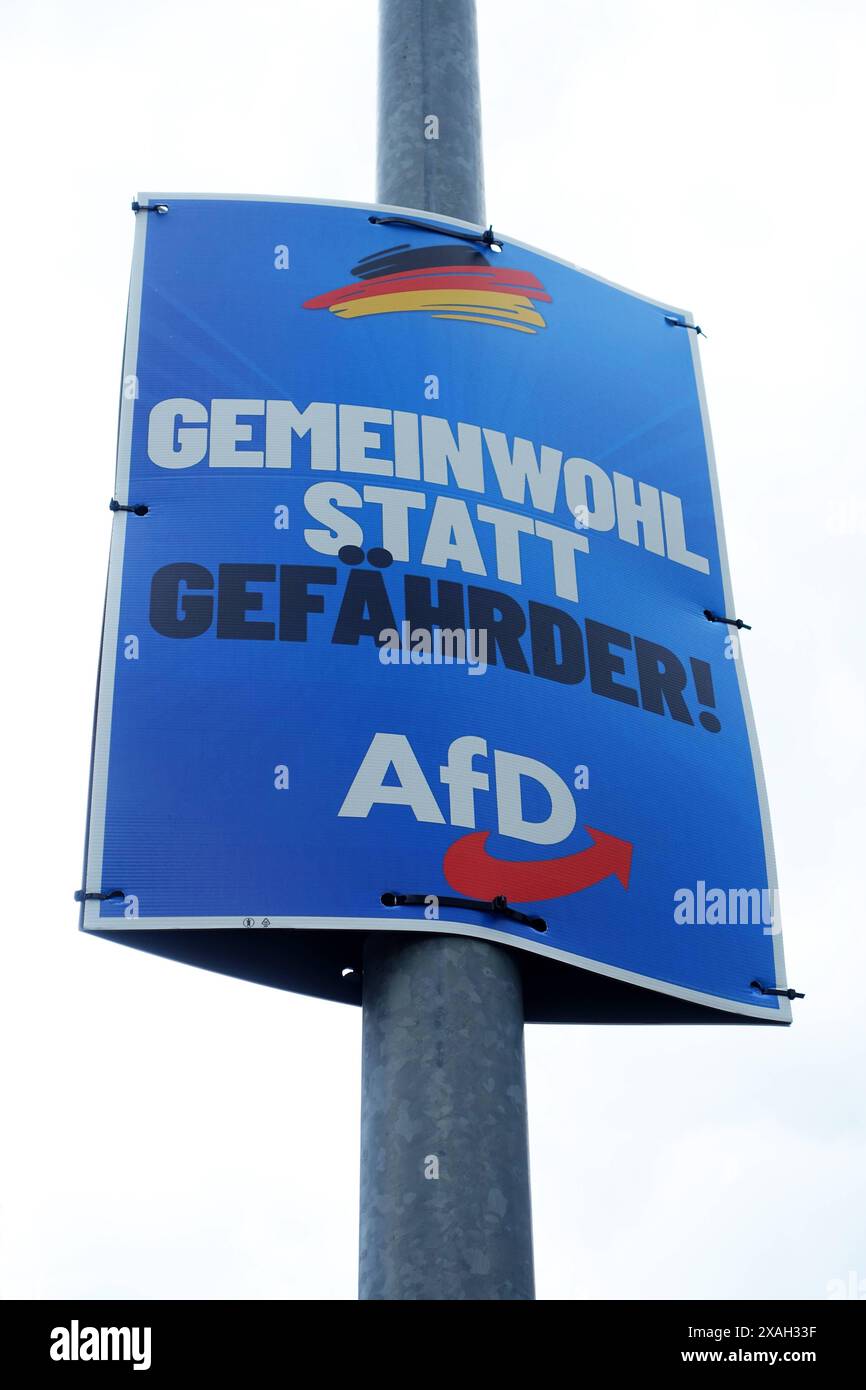 AfD-Wahlplakat - Wahl zum Europäischen Parlament - Die Wahl zum ...