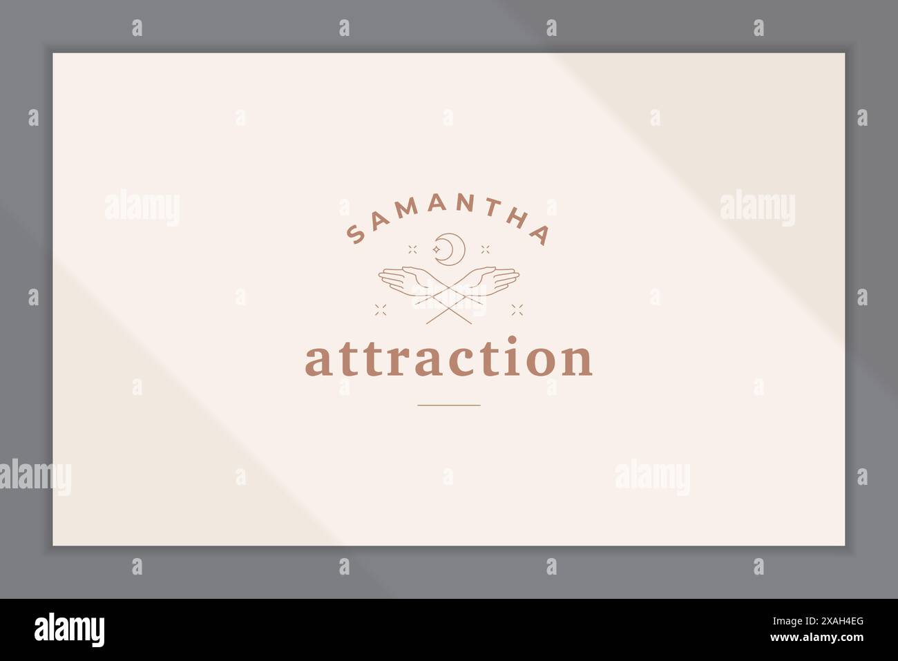 Minimal vector illustration of linear style logo of crossed female arms ...