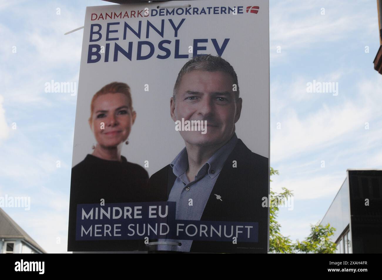 Copenhagen/ Denmark/07 jUNE 2024/ eu elections voting card & Various ...