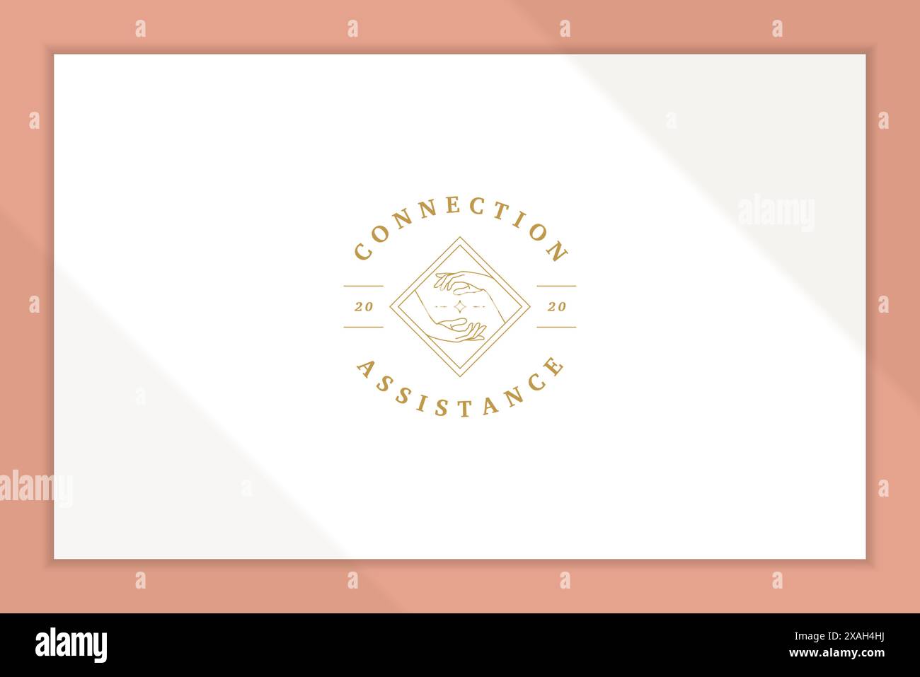 Minimal vector illustration of linear style emblem outline with female ...