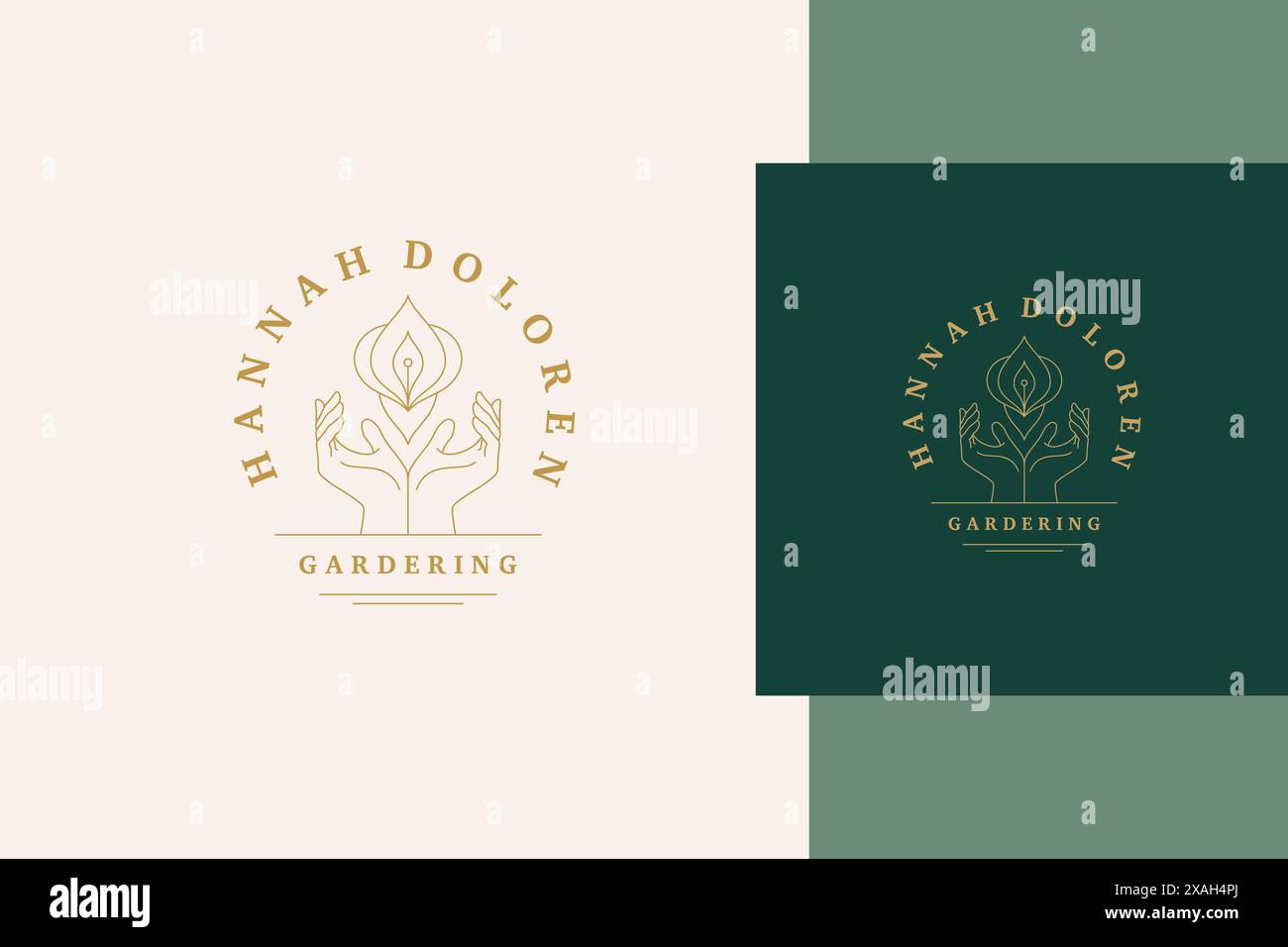 Hands nurturing Stock Vector Images - Alamy