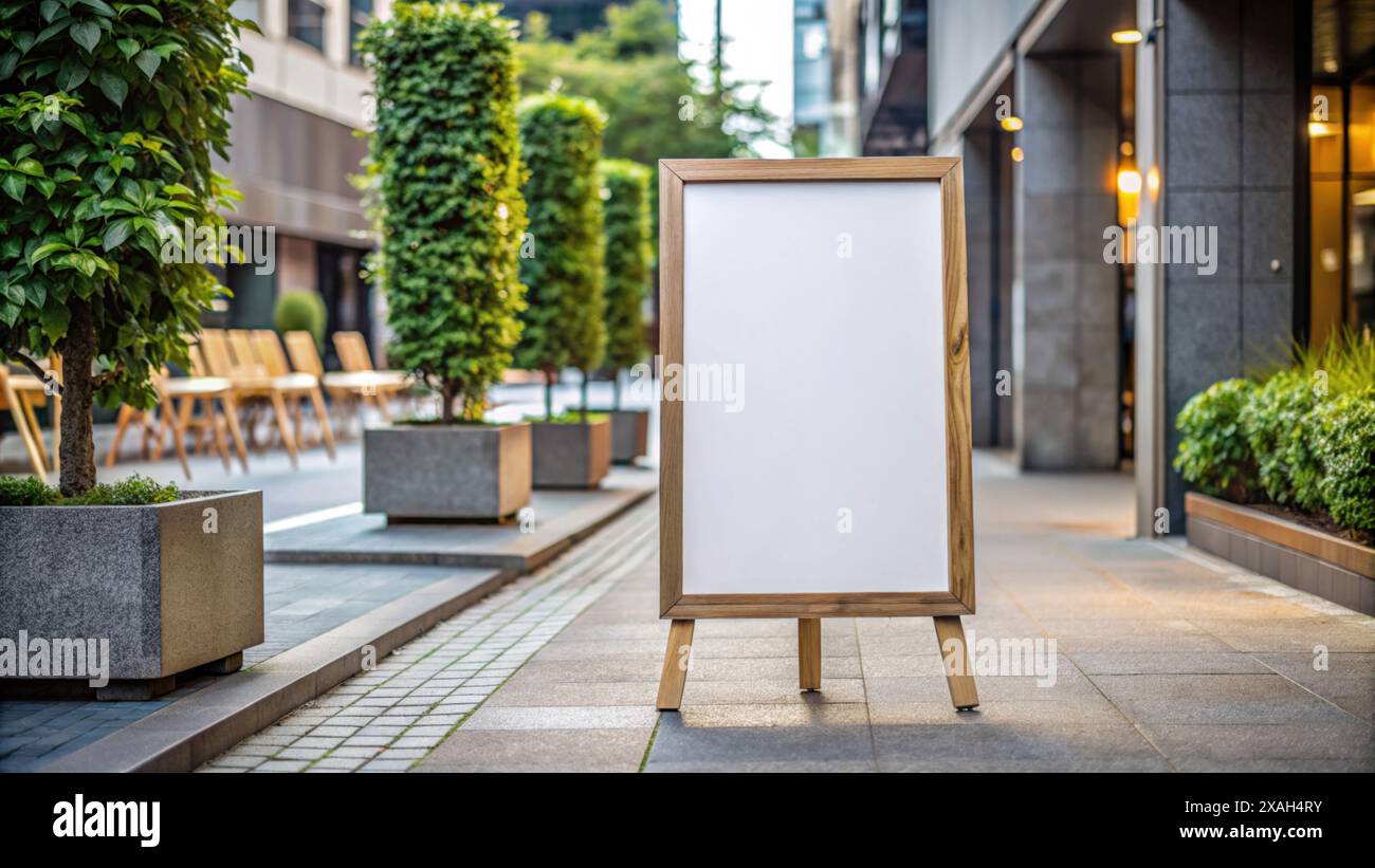 Clean and Modern Sign Mockup for Modern Branding or Business Displays ...