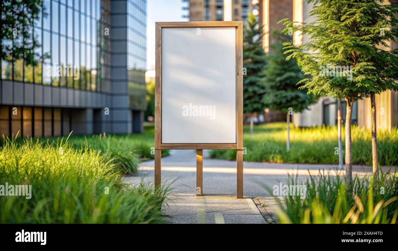 Clean and Modern Sign Mockup for Modern Branding or Business Displays ...