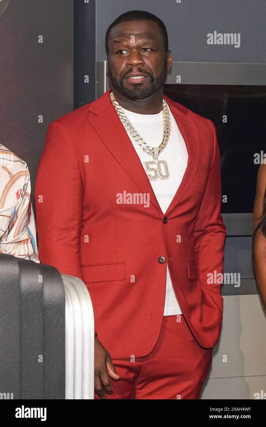 50 Cent beim Pressetermin zur finalen 4. Staffel der TV-Serie Power ...