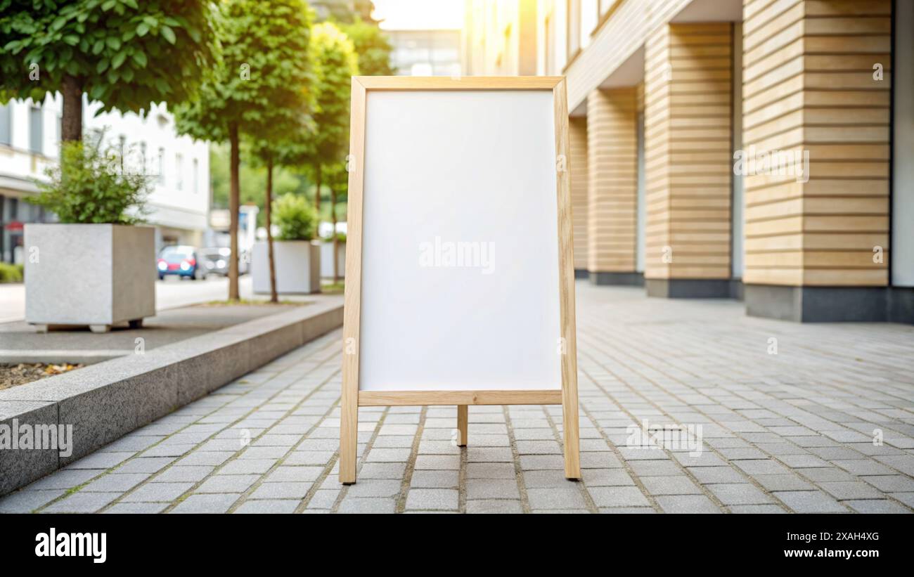 Clean and Modern Sign Mockup for Modern Branding or Business Displays ...