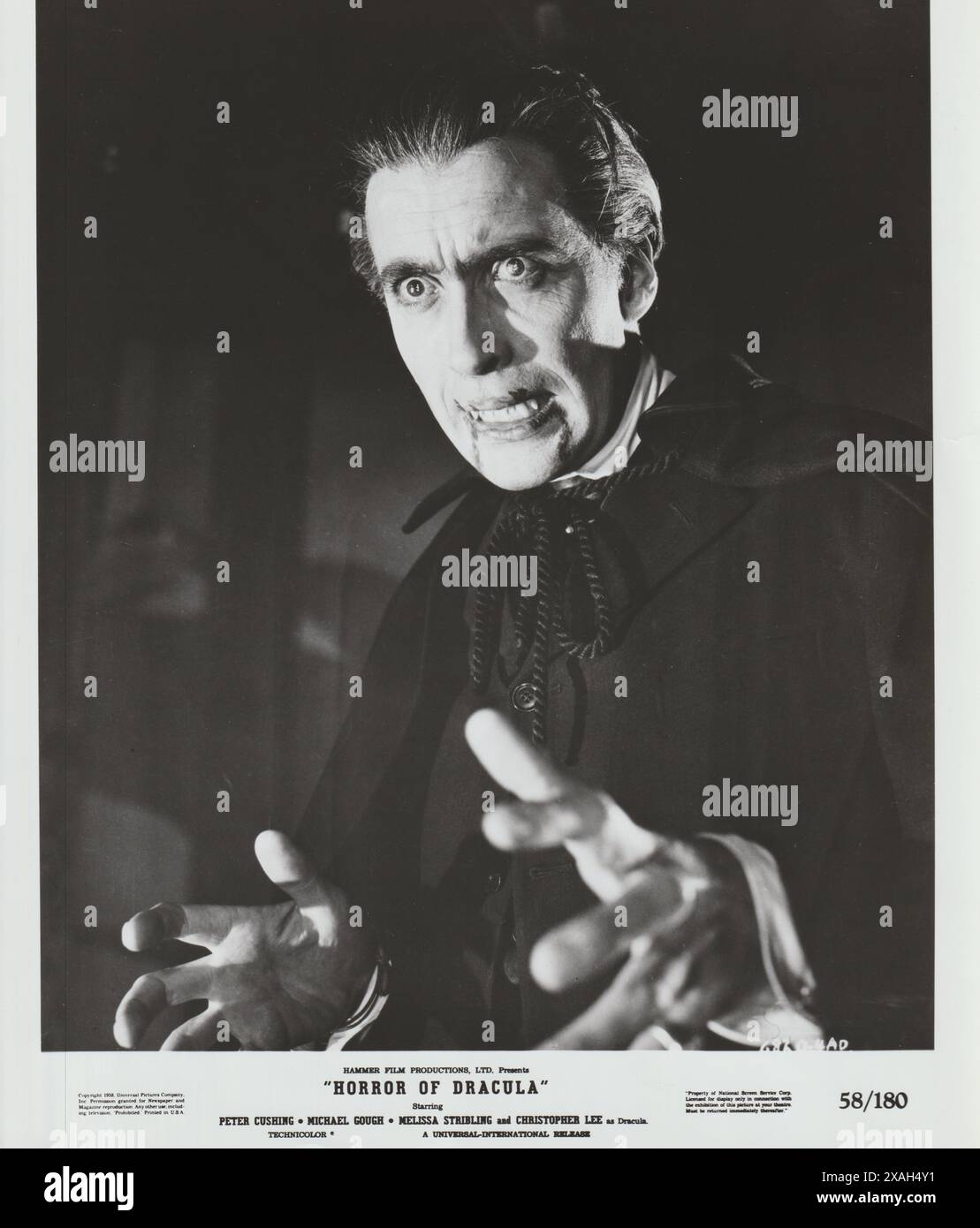 Horror of dracula christopher lee hi-res stock photography and images ...