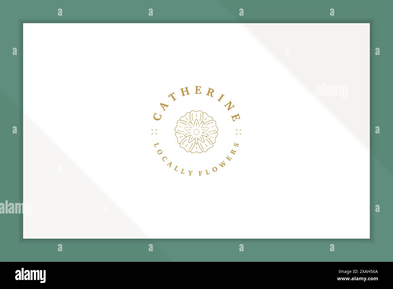 Minimal vector illustration of linear style logo template with elegant ...