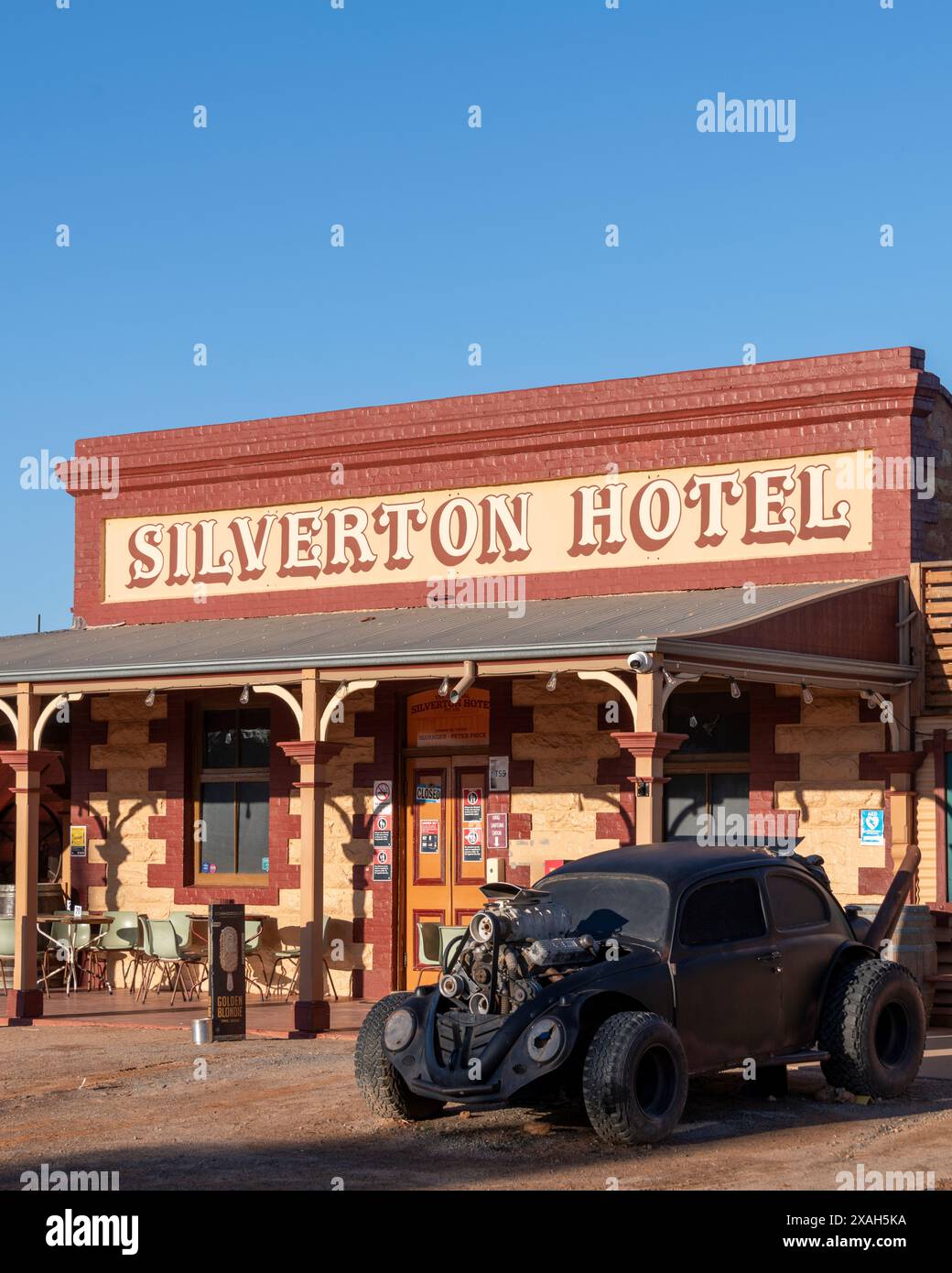 The Silverton Hotel in this old silver mining town, now mainy a tourist ...