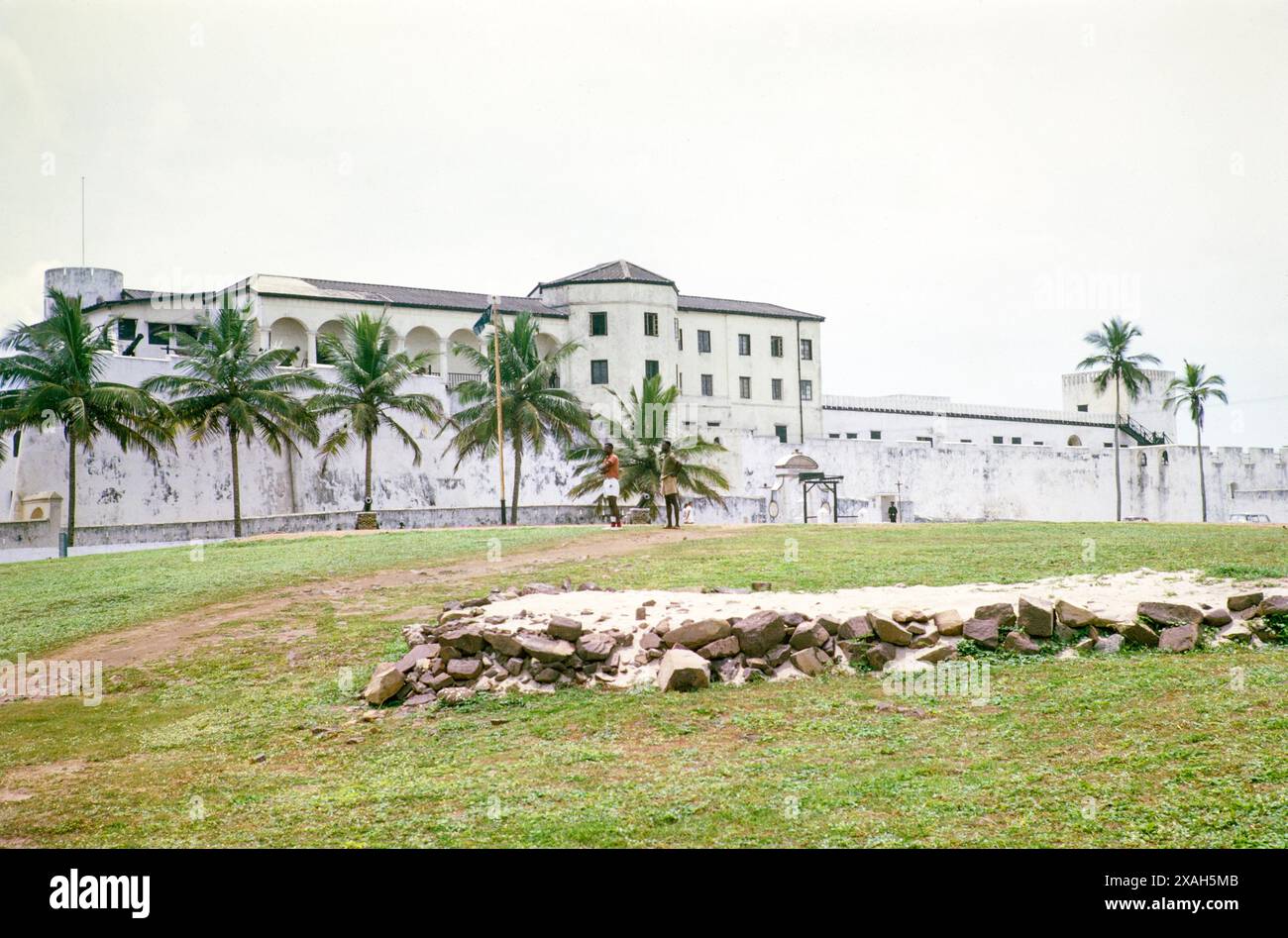 Historic Portuguese built Elmina Castle, Ghana, west Africa 1963 Stock ...