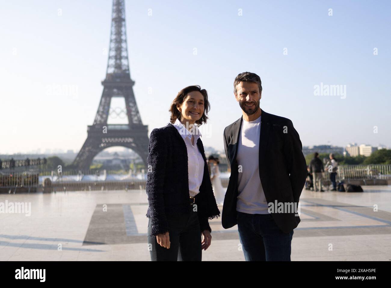 Paris, France. 07th June, 2024. French Minister of Sport and the ...