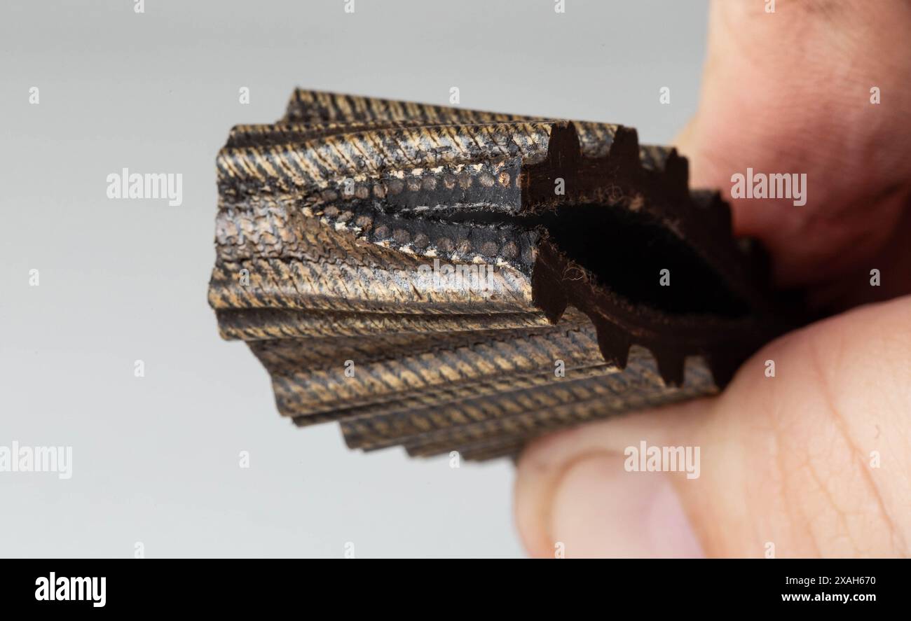 Broken timing belt hi-res stock photography and images - Alamy