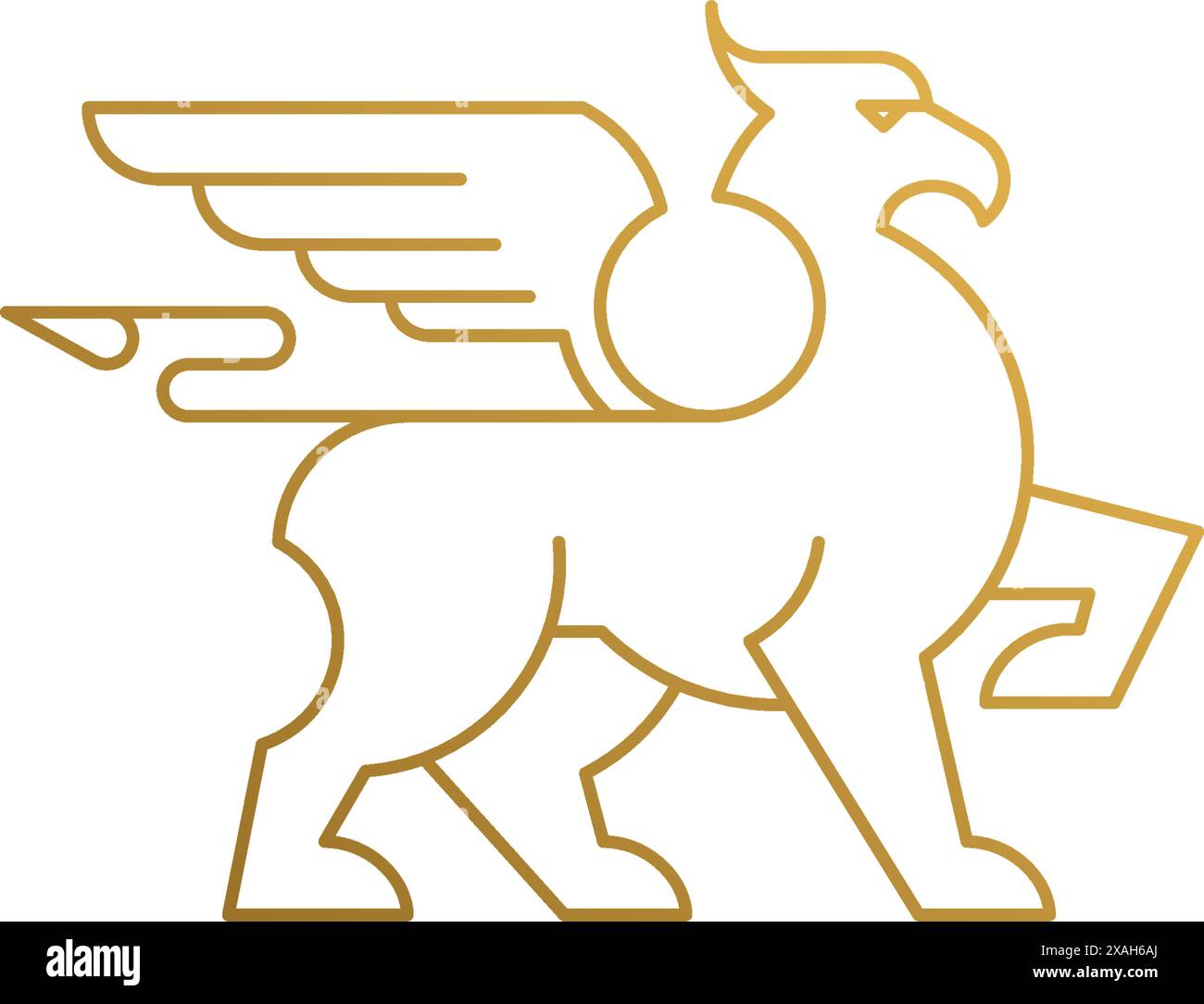Art deco eagle Stock Vector Images - Alamy