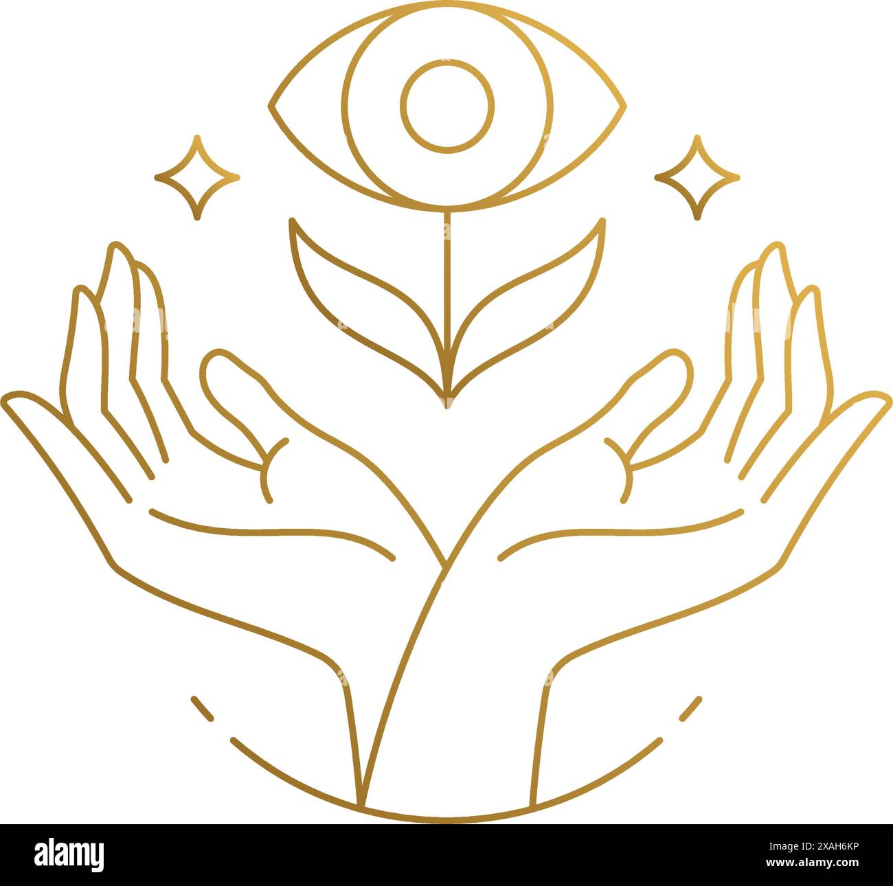 Minimal vector illustration of linear style emblem design template of ...