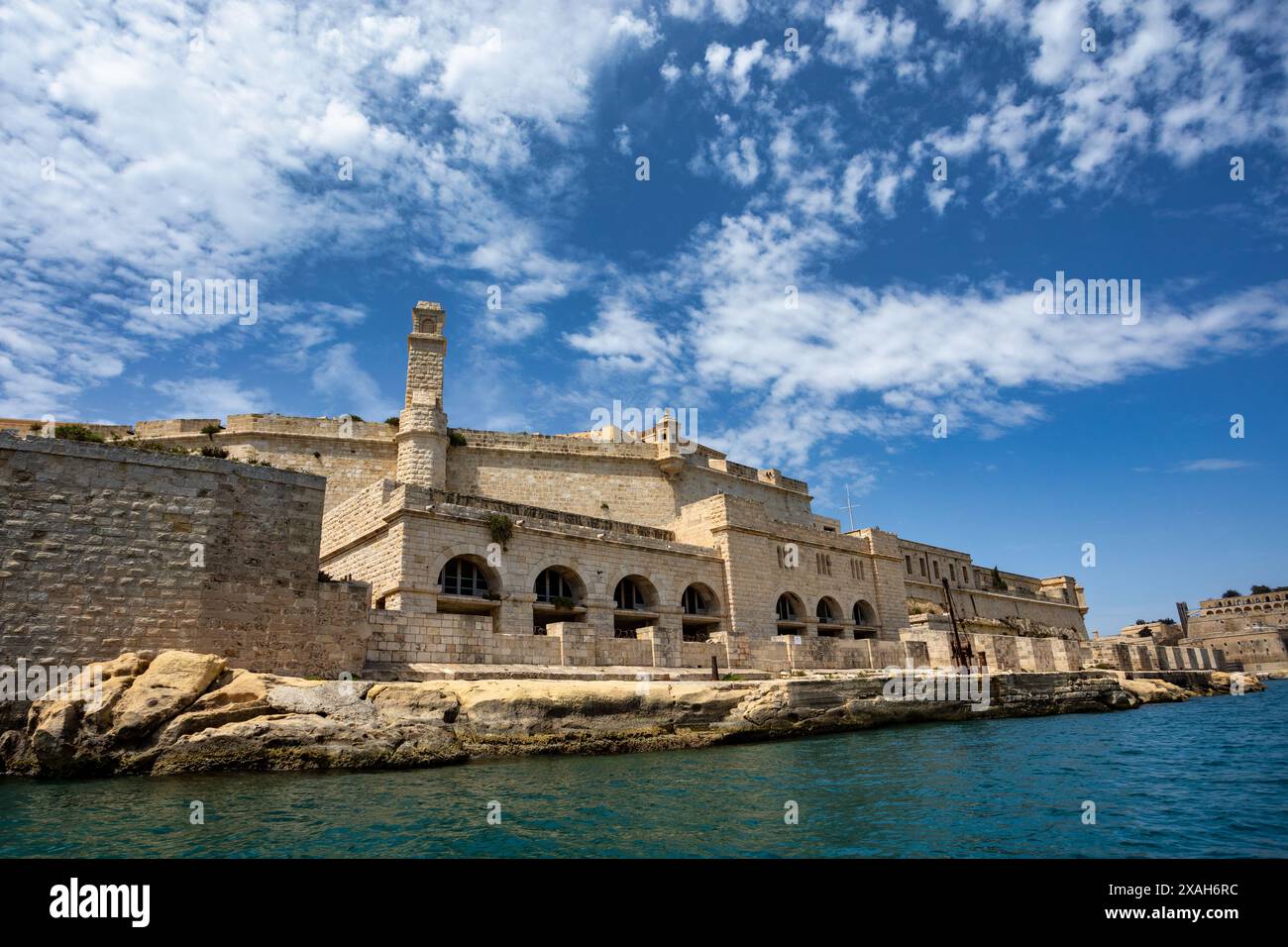 Fort St. Angelo, symbol of Malta's resilience, majestic stone walls ...
