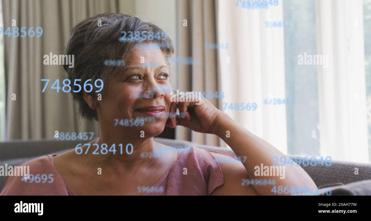 Animation network connection over african hi-res stock photography and ...