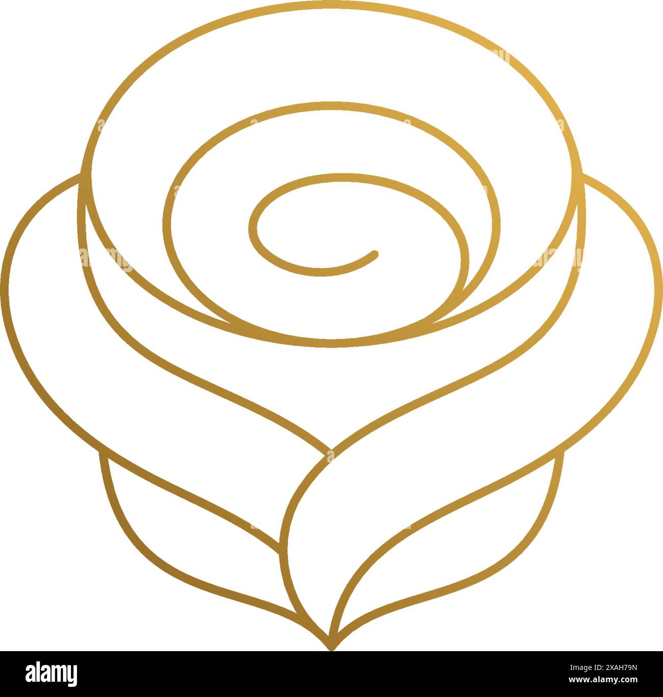 Simple vector illustration of minimal linear style emblem design ...