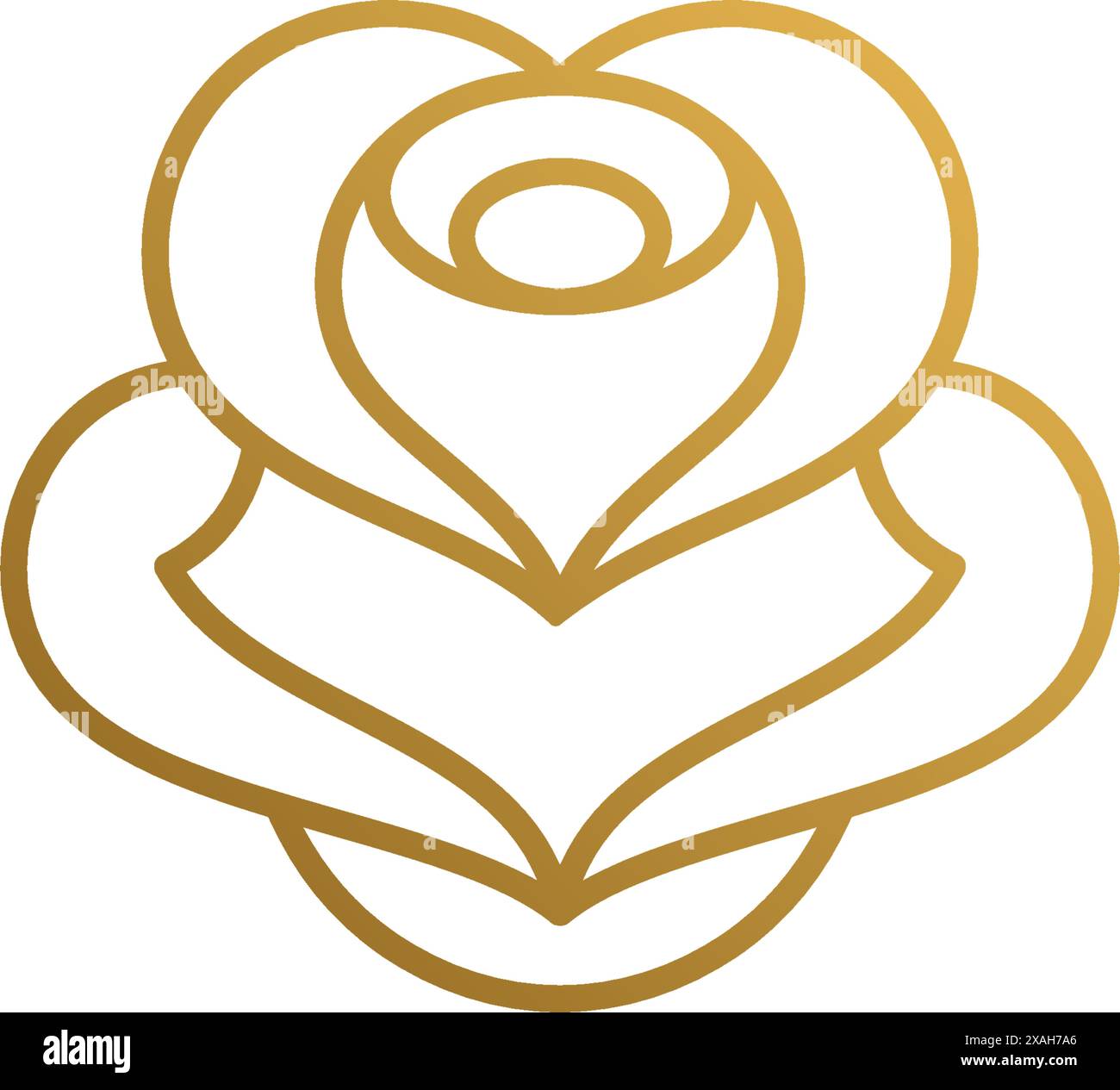 Simple vector illustration of minimal linear style emblem design ...