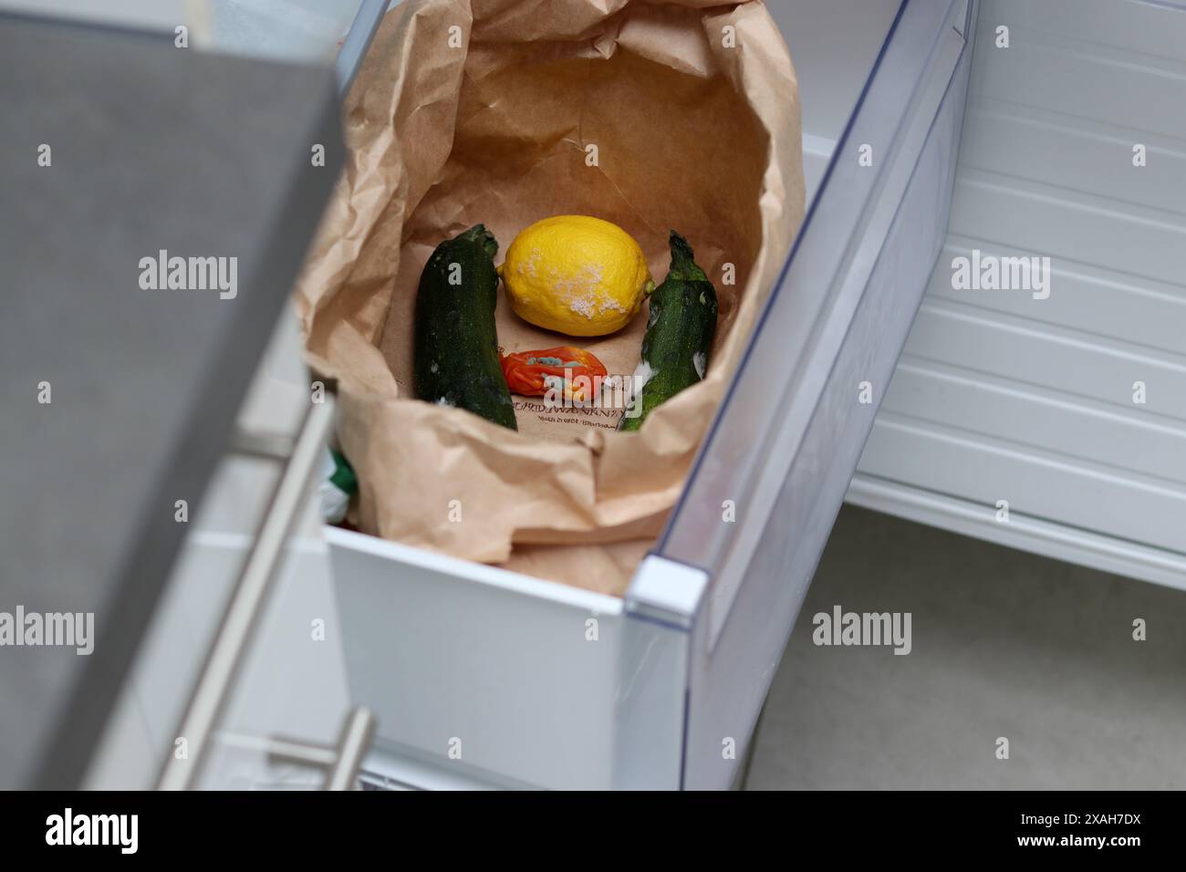 Spoiled food in fridge hi-res stock photography and images - Alamy