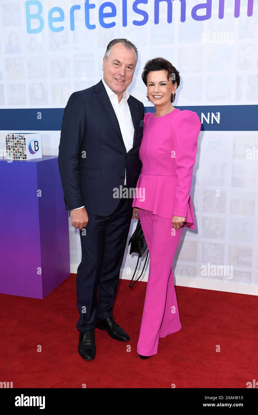 Clemens Toennies und Margit Toennies bei der Bertelsmann Party in der ...