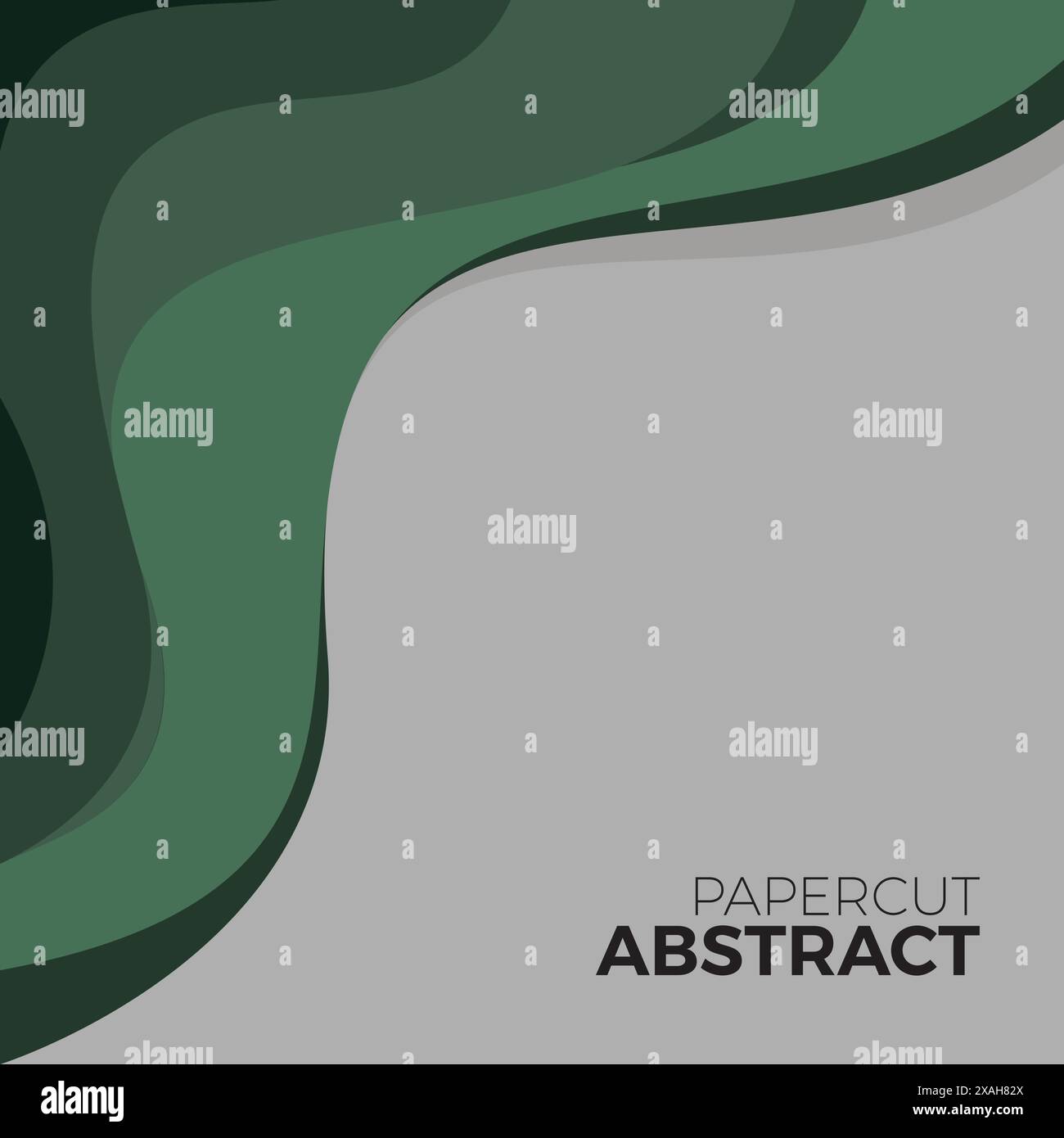 papercut abstract vector simple and clean design Stock Vector Image ...