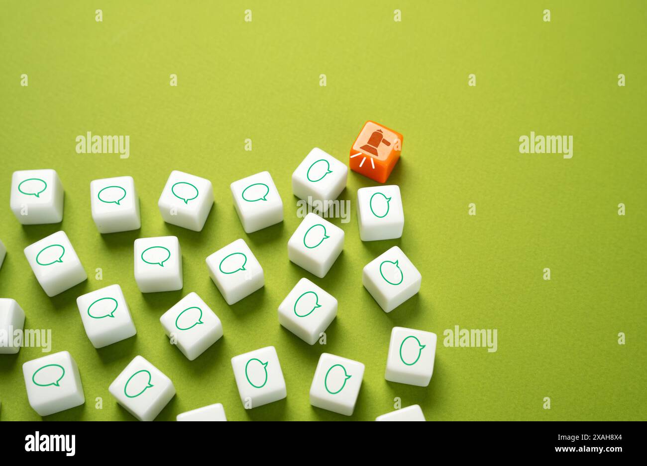 Speech bubbles convey hi-res stock photography and images - Alamy