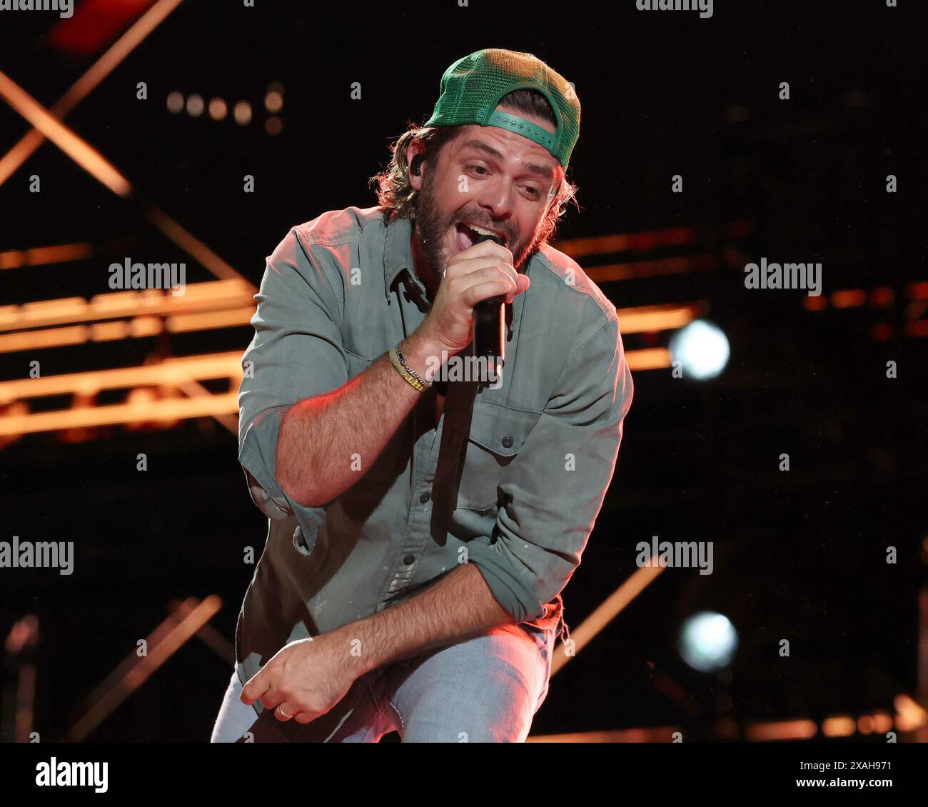 Nashville, USA. 06th June, 2024. Thomas Rhett onstage at the Nissan ...