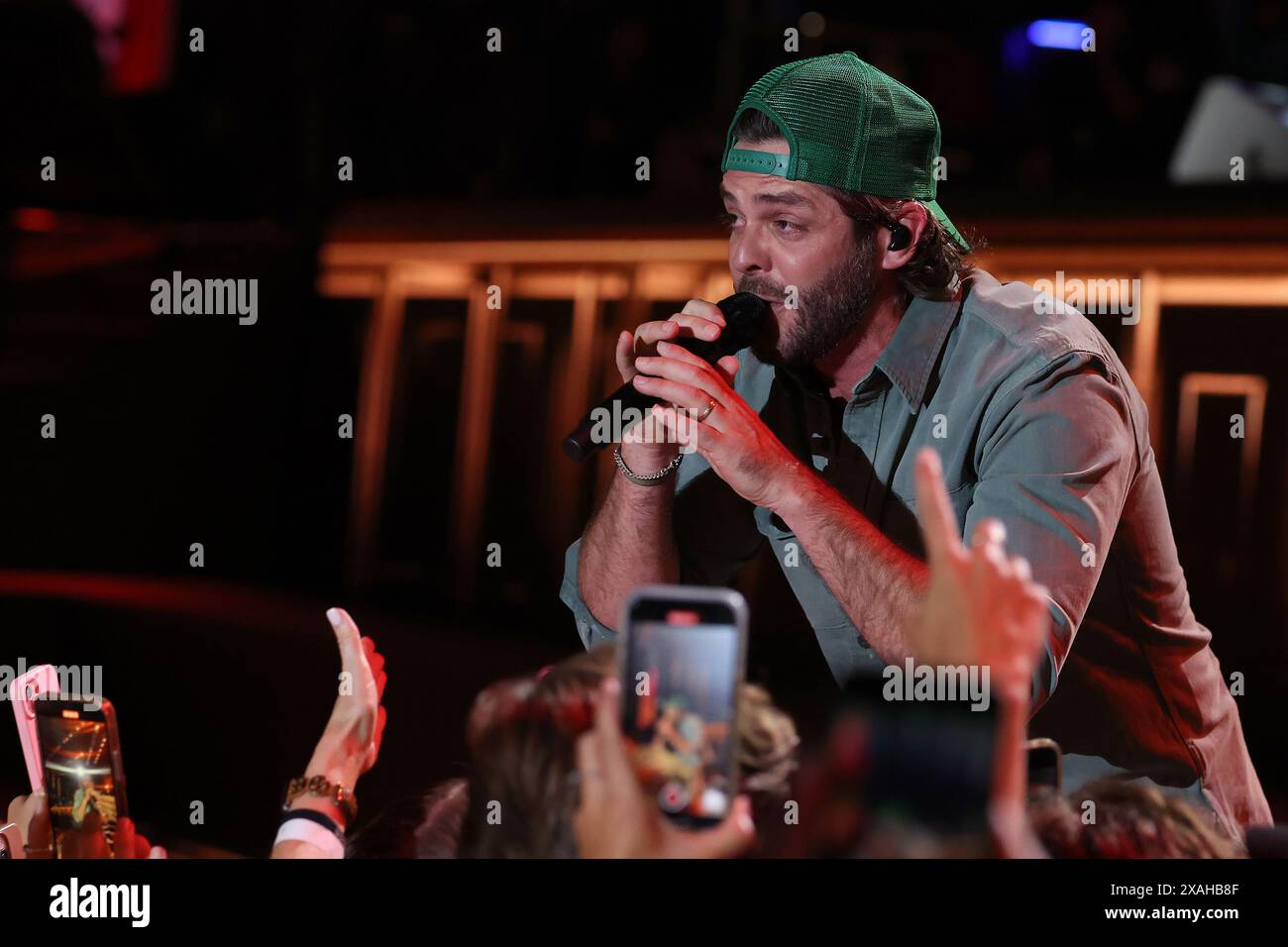 Nashville, USA. 06th June, 2024. Thomas Rhett onstage at the Nissan ...