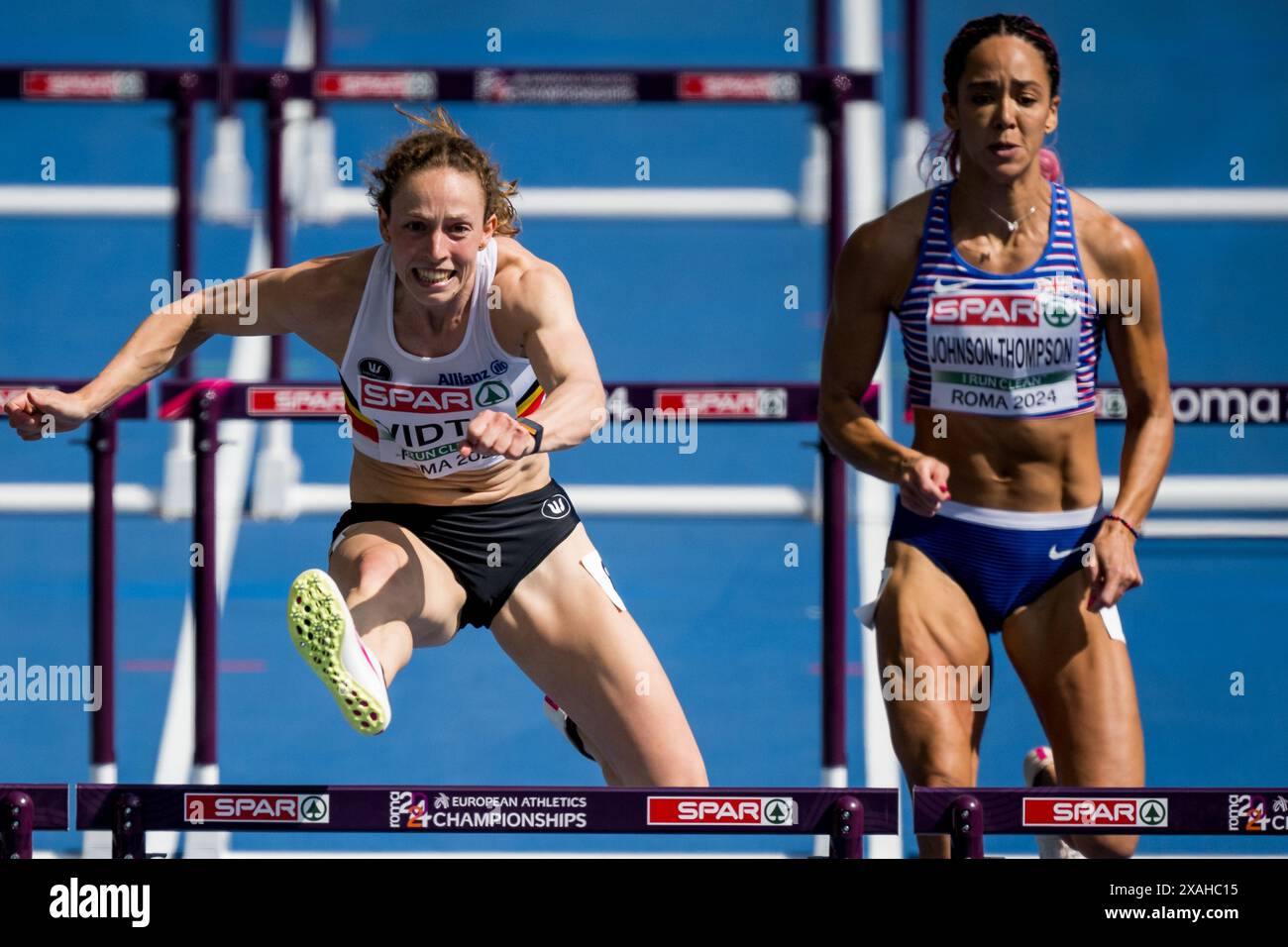 Rome, Italy. 07th June, 2024. Belgian Noor Vidts pictured in action ...